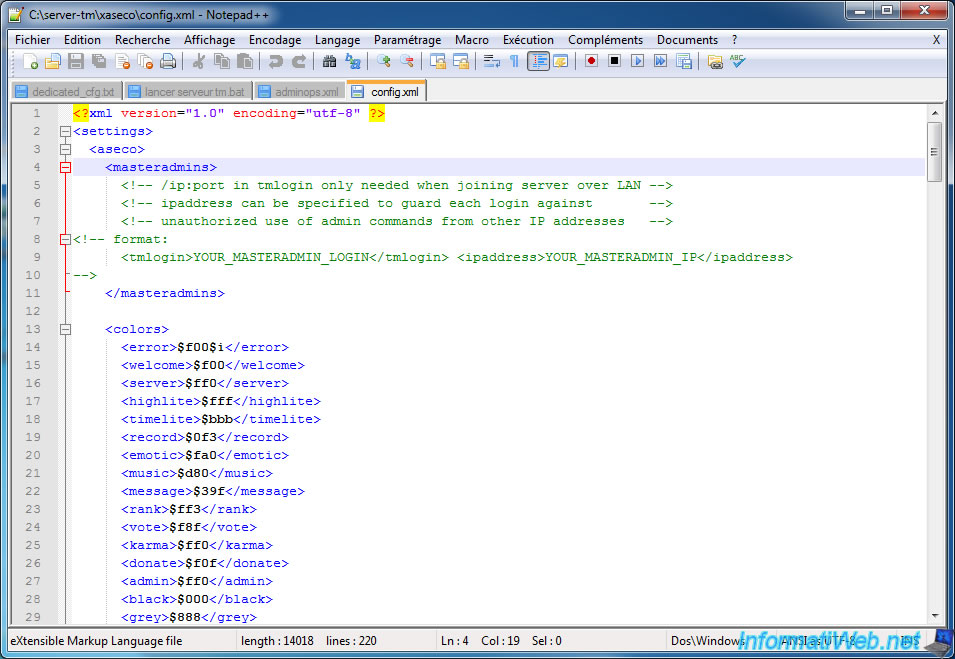 Create a TrackMania Forever server with Xaseco - TrackMania - Tutorials ...