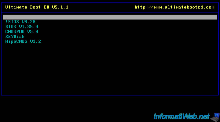 Présentation des fonctionnalités d'Ultimate Boot CD - Articles ...