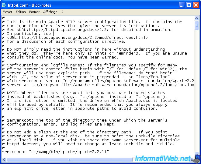 How To Install A Complete Web Server Apache Php Mysql Easily Thanks To Wamp 20 Web