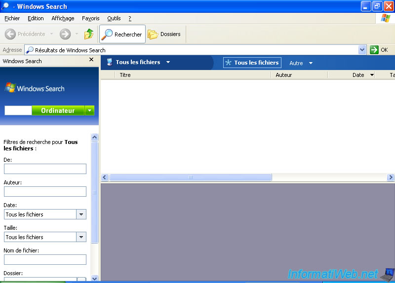 Windows Search - The new Windows search engine for Windows XP - Windows ...