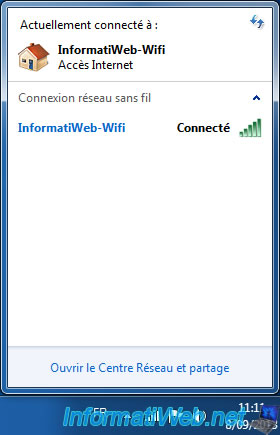 Connect to a Wifi network on Windows 7 - Windows - Tutorials - InformatiWeb