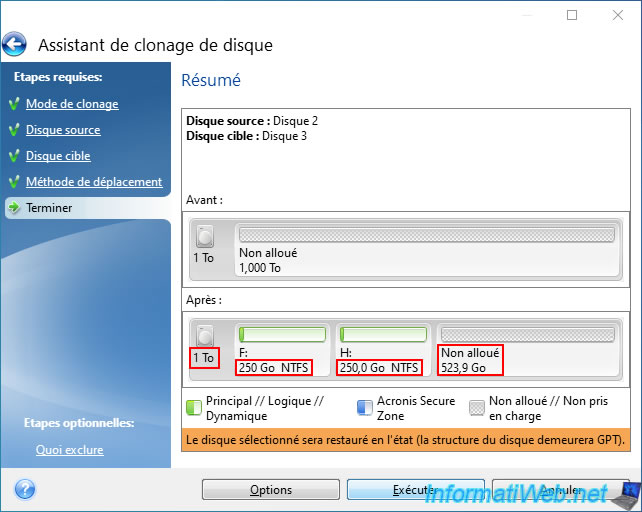 Cloner manuellement un ancien disque vers un nouveau disque grâce à ...