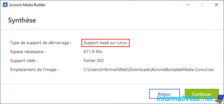 Create Acronis True Image (Cyber Protect Home Office) rescue media in ...
