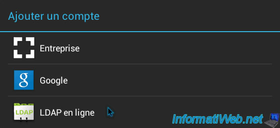Accessing The Ldap Server Contacts On Android Android Tutorials Informatiweb 7073