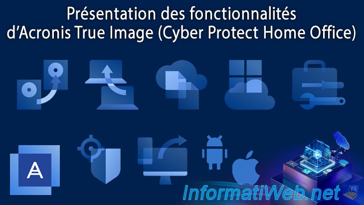Présentation des fonctionnalités du logiciel de sauvegarde Acronis True ...