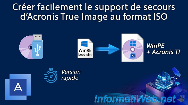 Créer facilement le support de secours d'Acronis True Image (Cyber ...