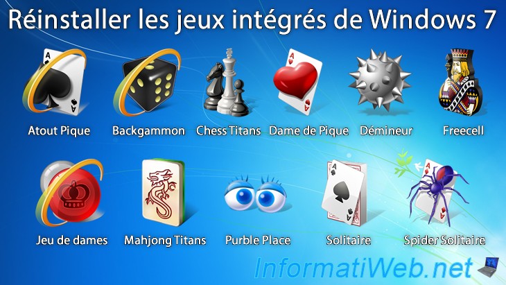 Réinstaller les jeux intégrés sur l'édition professionnelle de Windows ...